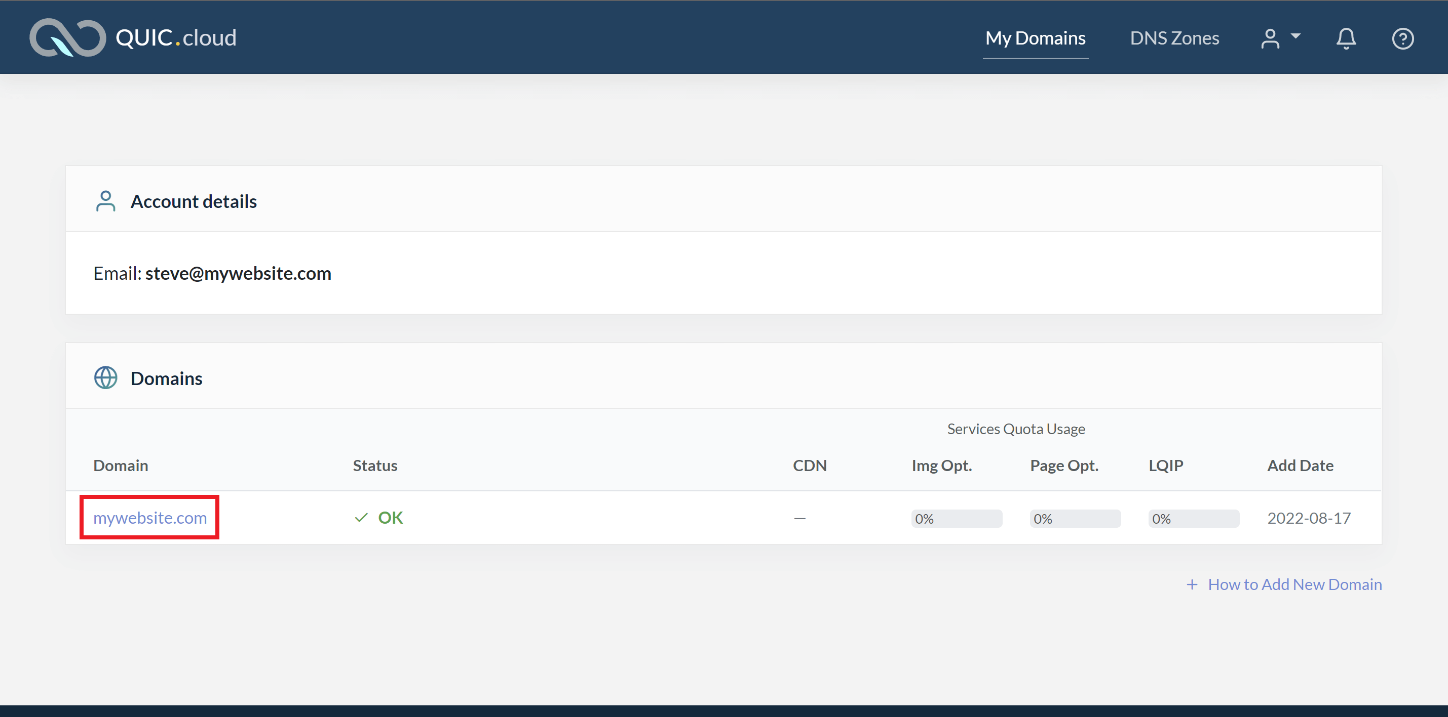 How to Set Up QUIC.cloud CDN for WordPress | GridPane